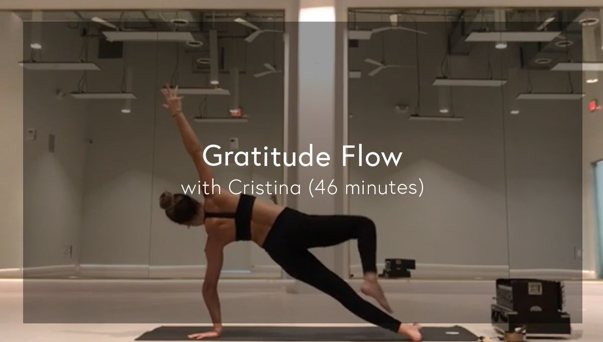 Gratitude Vinyasa Flow with Cristina – Manduka